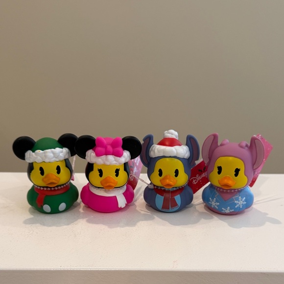Disney | Toys | New Disney Christmas Rubber Ducks Set Mickey Mouse ...